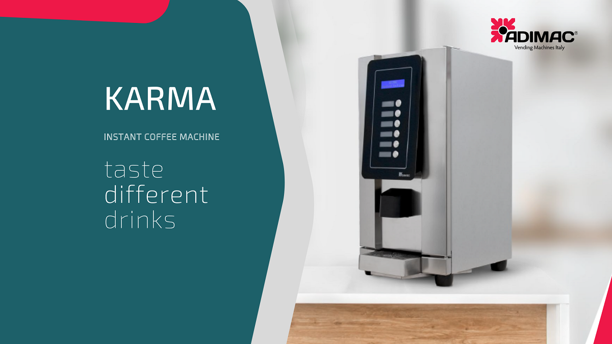 karma instant coffee machine flies to gulfood in dubai with iffco