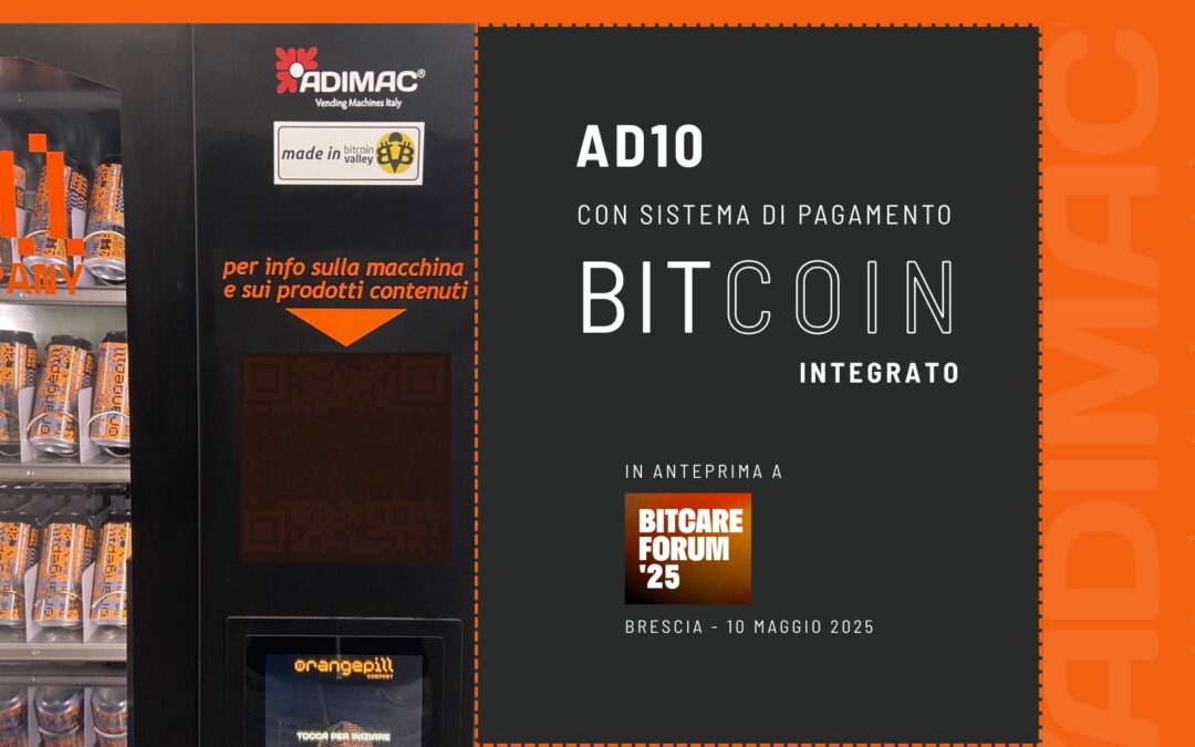 La prima Vending Machine con Bitcoin integrato | www.adimac.it