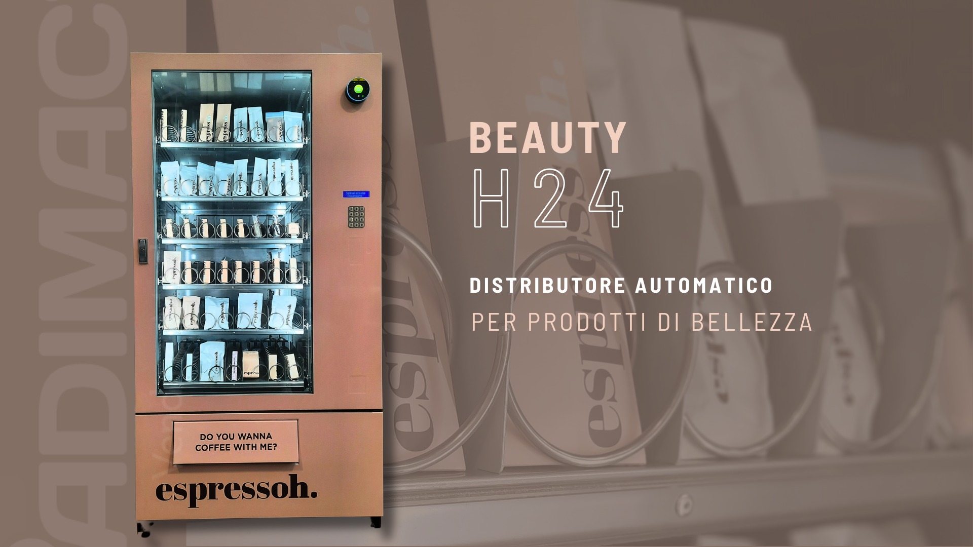 Beauty H24 | Adimac vending machine for cosmetics